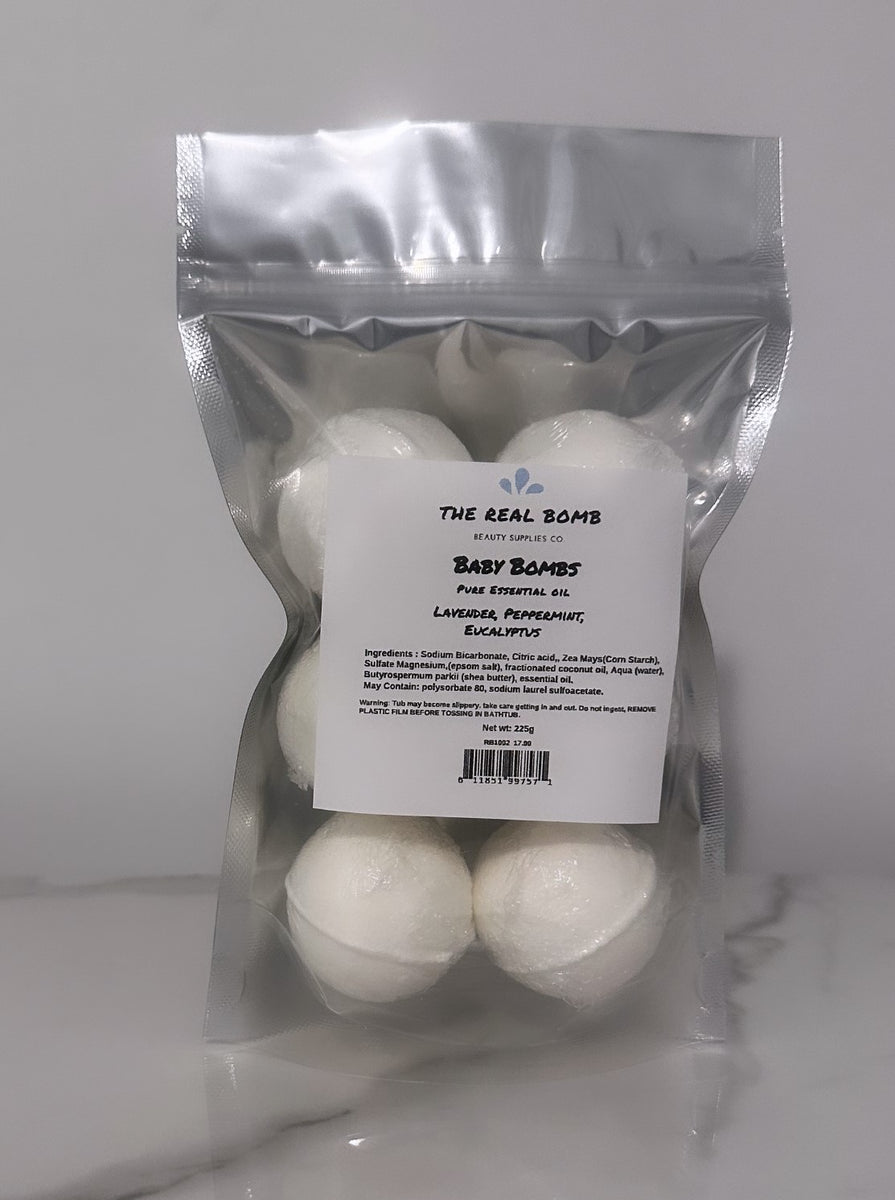 Essential oil Baby Bath Bombs – The Real Bomb Co.